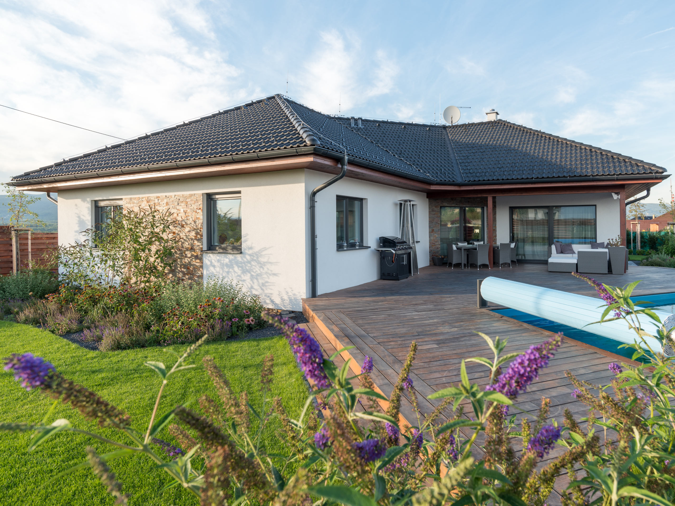 Rodinné domy - bungalovy do L - Merkur 126 | ATRIUM